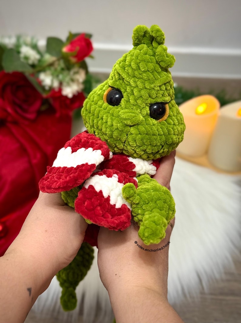 Mr. Greenie-Amigurumi Pattern-Meanie Amigurumi-Pattern Mean One - Etsy.de