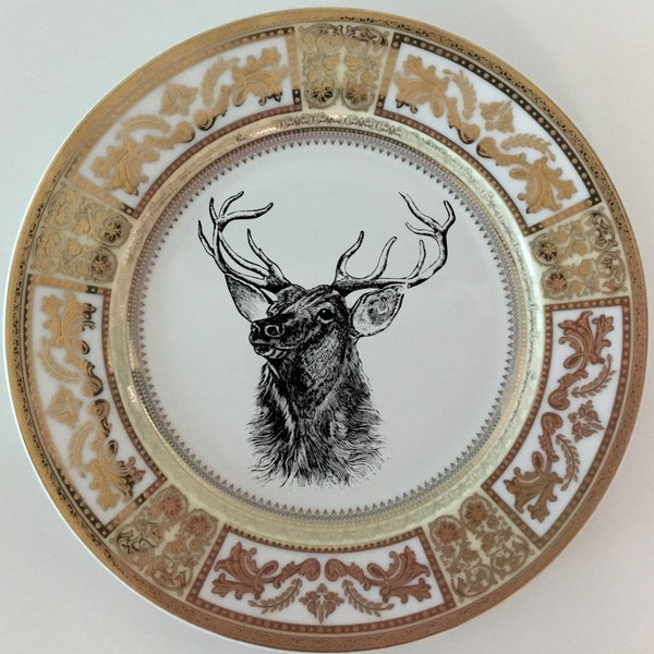 Deer Plate - Etsy