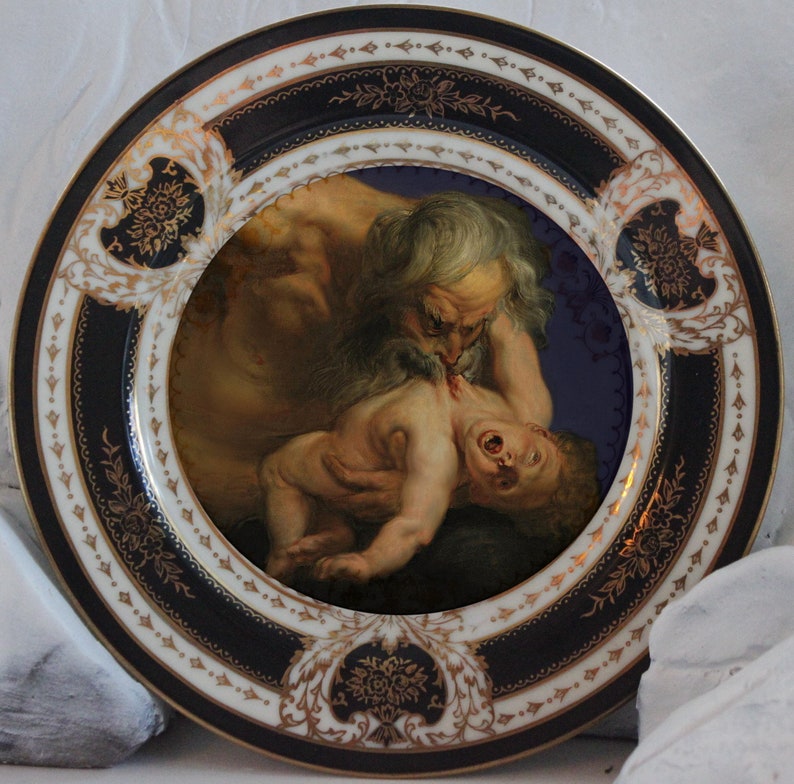 Peter Paul Rubens saturn Devouring His Son Plate - Etsy