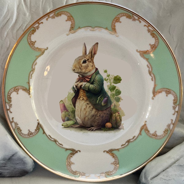 Rabbit Plate - Etsy