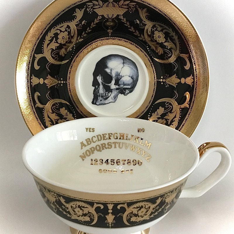 Skull Tea Cup - Etsy