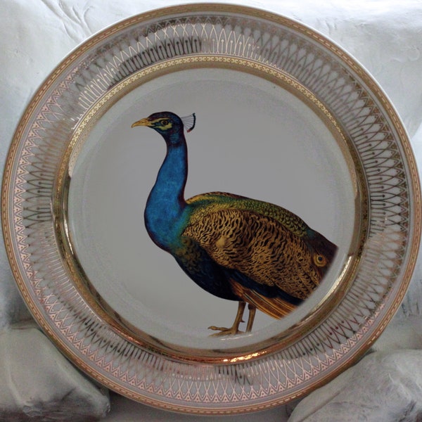 Peacock Plate - Etsy