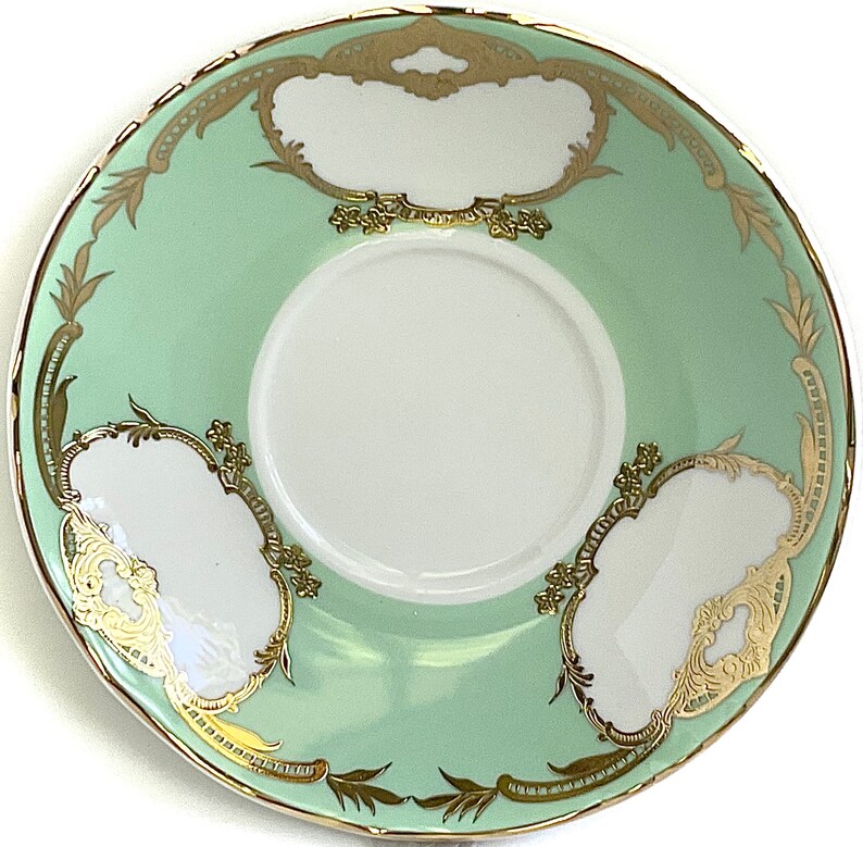 YOUR DESIGN Beautiful Green Pink or Blue Custom Tea Set 7 | Etsy