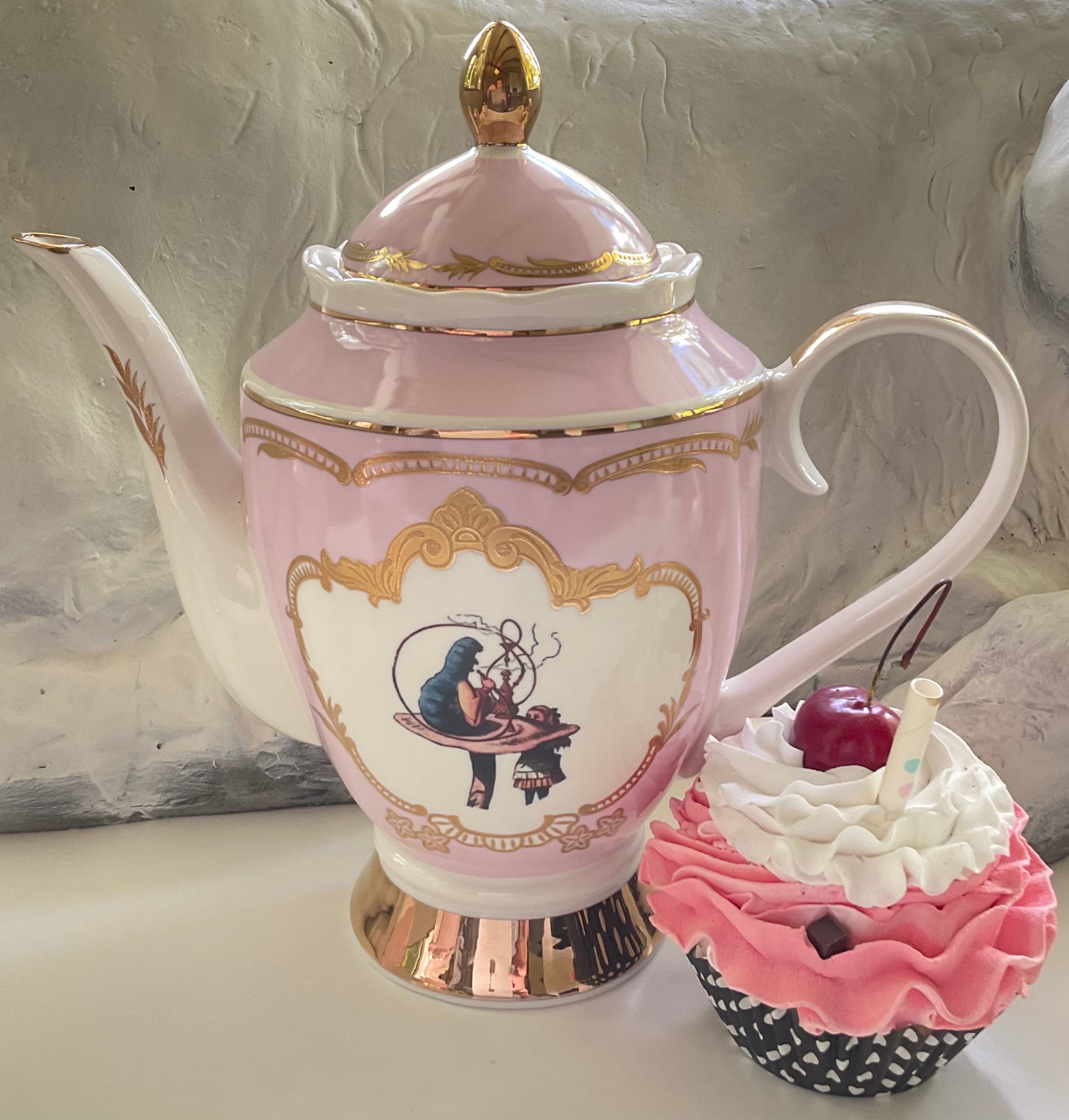 Tea Cups & Sets Drink & Barware Blue or Green 7- or 11-Pieces Pink ...