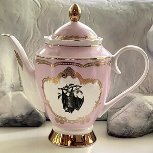 Bat Tea Set, Green, Blue or Pink. Durable and Food Safe, Vegan Bone ...