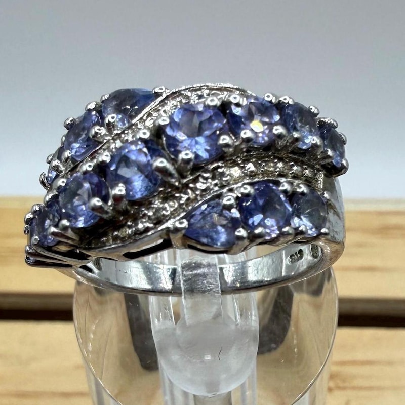 Wave Tanzanite Rings - Etsy