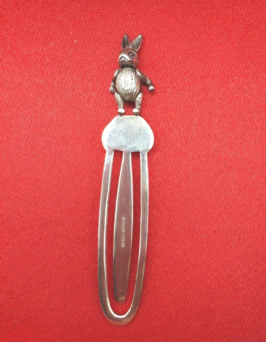 Bunny Rabbit Bookmark by Ari D. Norman - British Hallmarks 925 Sterling ...