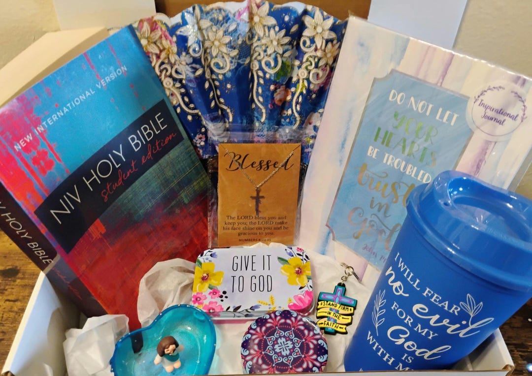 Christian Bible Blessing Gift Box for Women - Handmade and Hand-picked ...