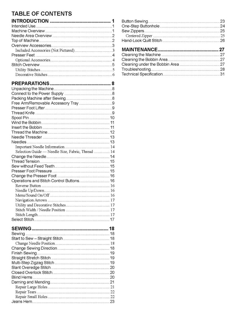 Singer HD6600C HD6605C Heavy Duty Instruction Manual PDF | Owner’s ...
