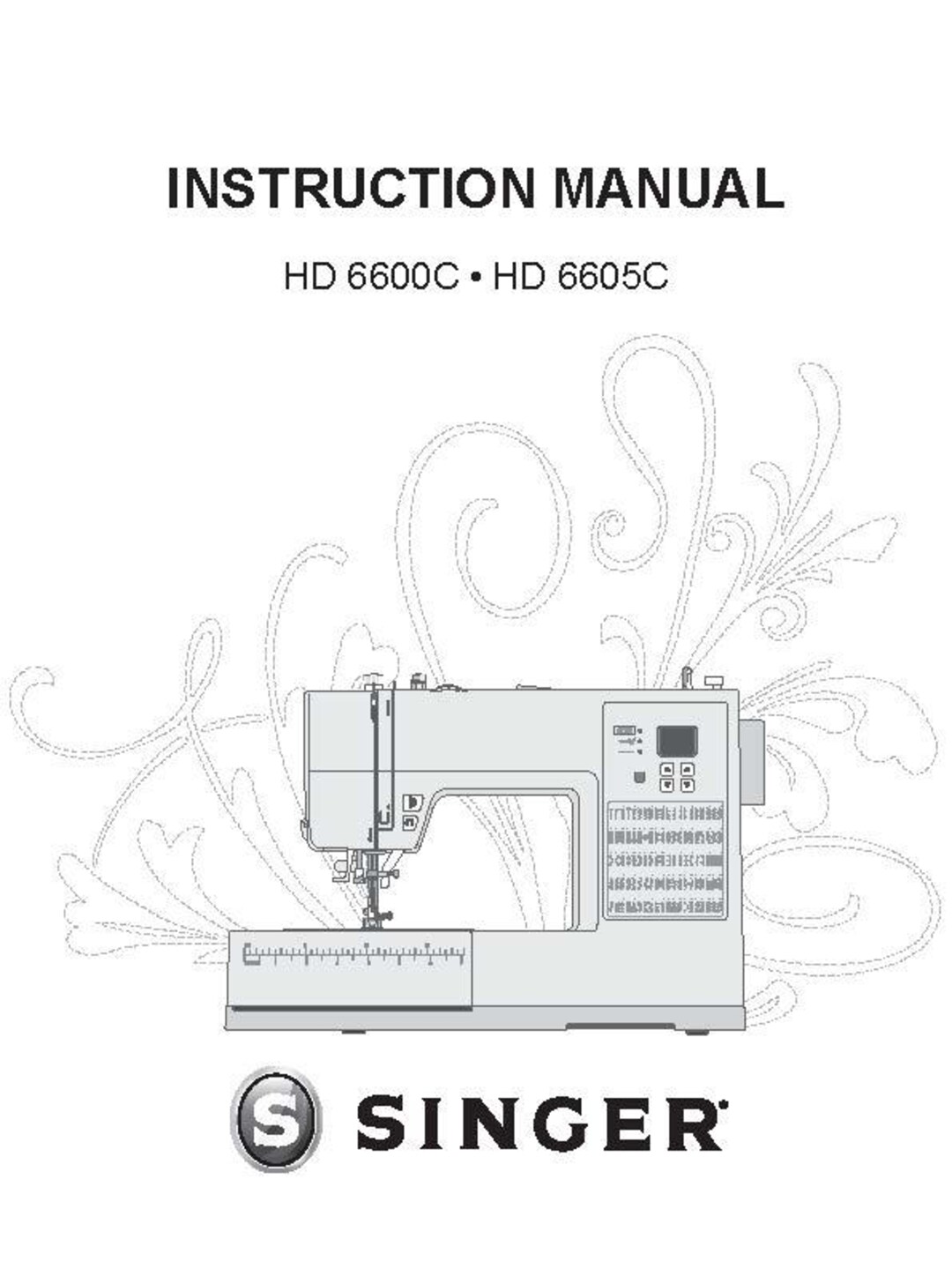 Singer HD6600C HD6605C Heavy Duty Instruction Manual PDF | Owner’s ...
