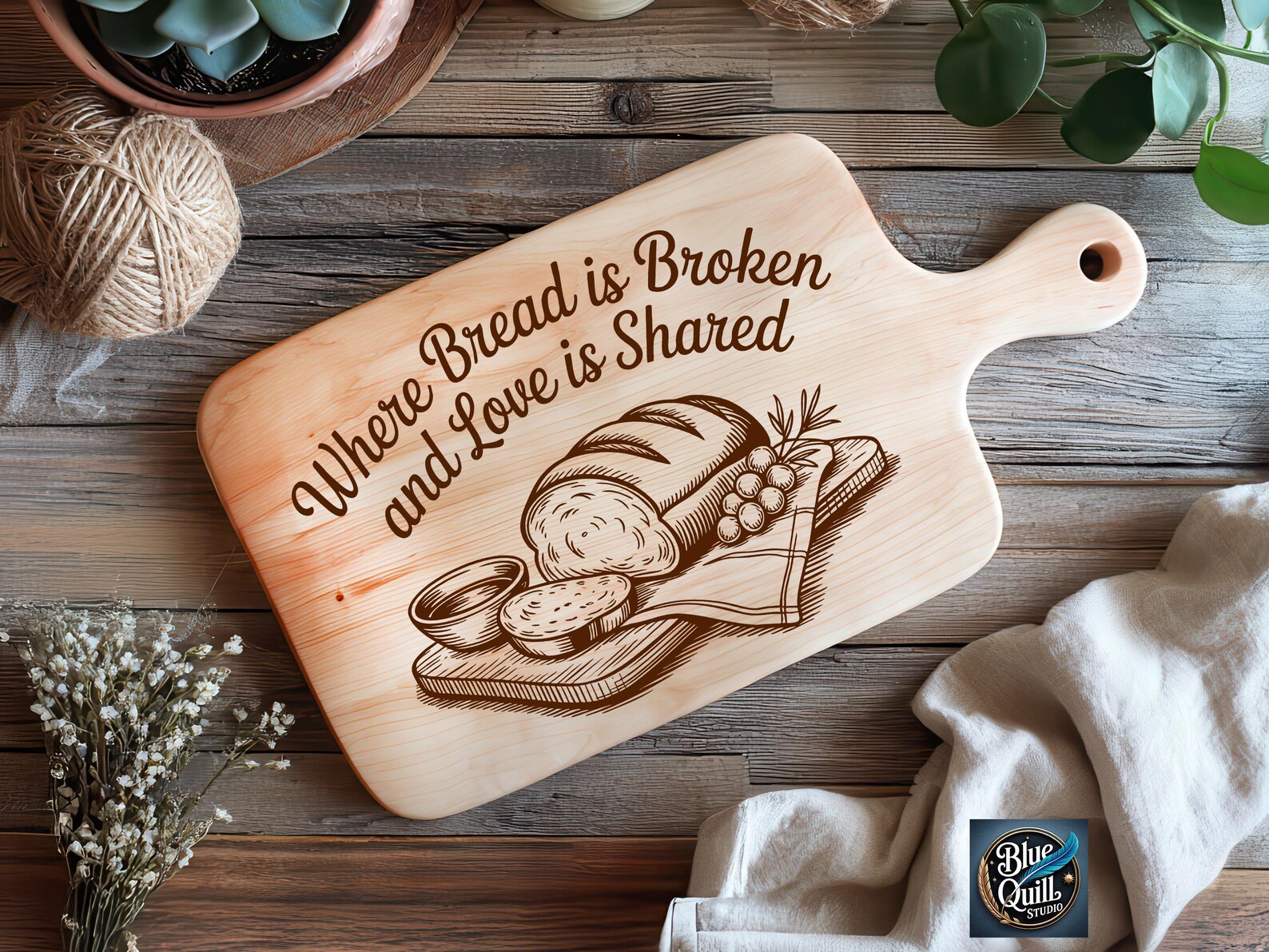 Where Bread is Broken and Love is Shared Charcuterie Board SVG PNG ...