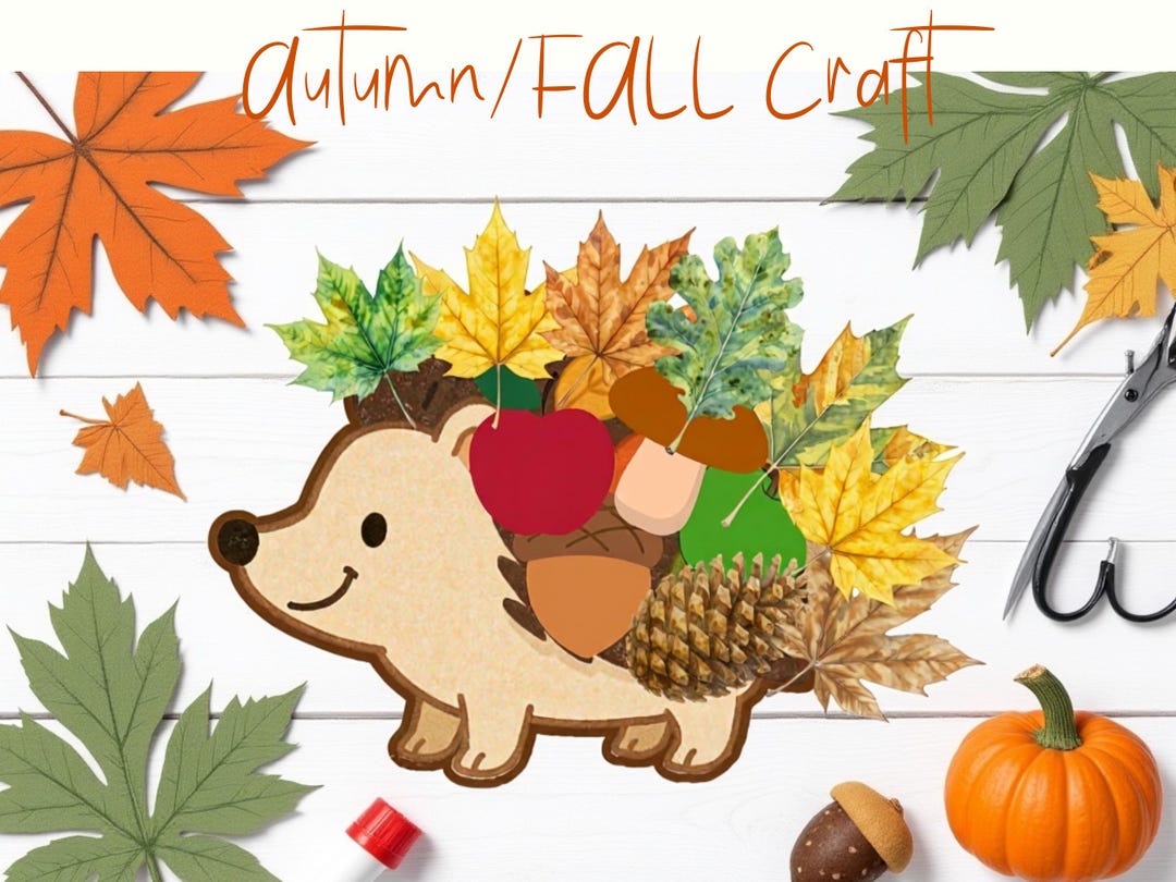 Autumn Craft for Kids Printable | Fall Animal Craft Activity ...