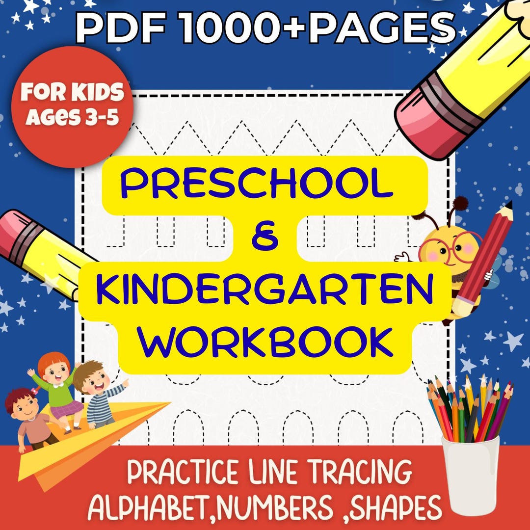 Early Years Learning Printable Bundle – Over 1000 Pages – Preschool to ...