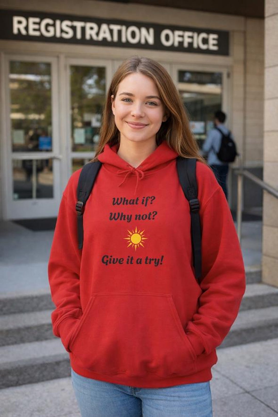 Motivational Quote Hoodie | Don't Question Yourself, Just Do It - Etsy