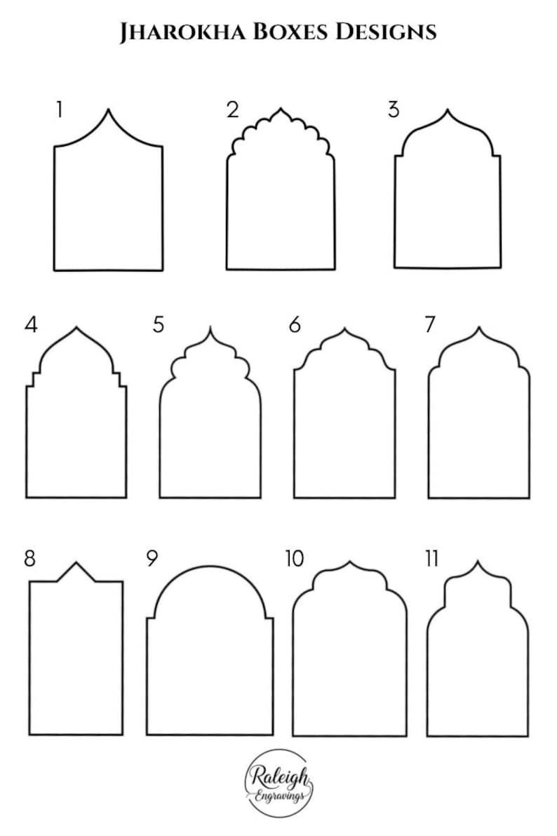 Indian Jharokha Box Digital SVG Bundle, SVG Files for Laser Cut, Diwali ...