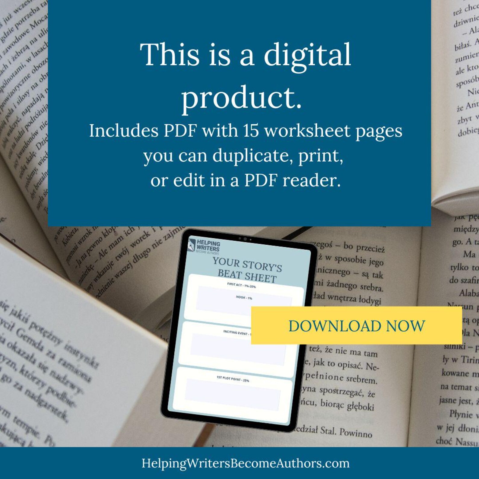 Story Structure Beat Sheet & Plot Outline – Quick Plotting Guide for ...