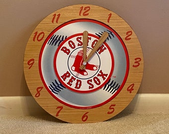Red Sox Clock - Etsy