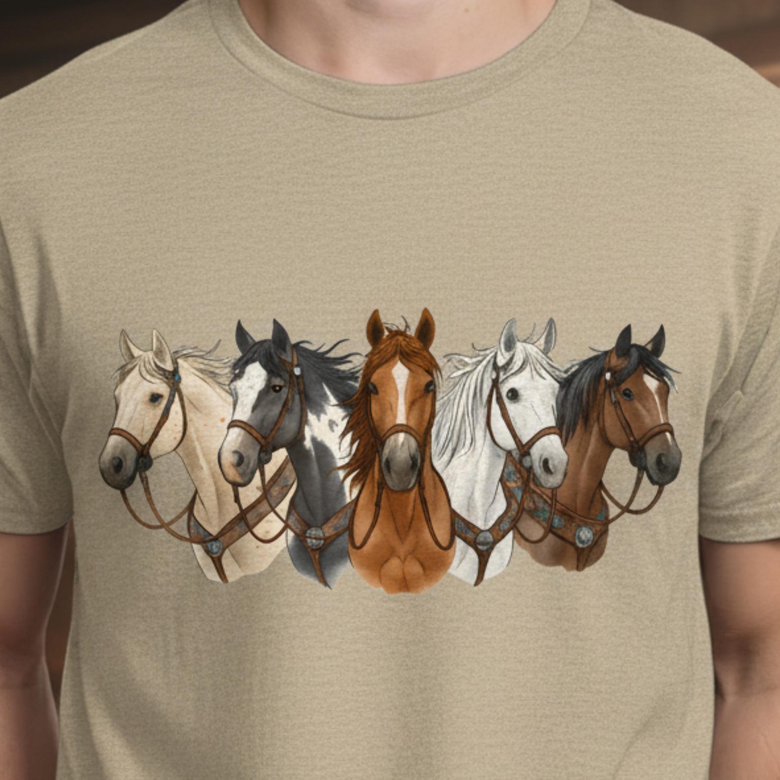 Western Horses PNG, Cowboy Clipart, Farm Animal Art (digital Download ...