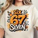 Six Seven SVG PNG PDF | Street Art Numbers Clipart | Urban Spray Paint ...