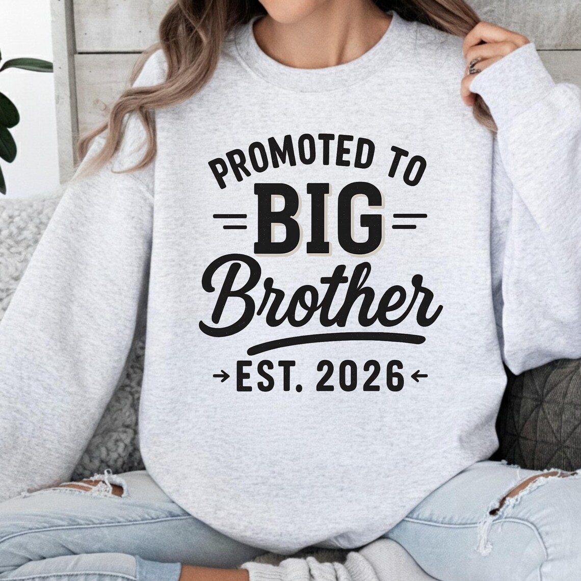Promoted to Big Brother 2026 PNG SVG PDF | Pregnancy Announcement ...