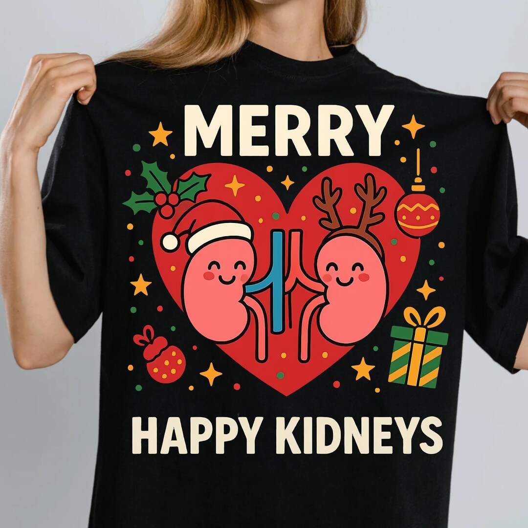 Funny Merry Happy Kidneys Christmas SVG: Nurse, Dialysis Tech, Urology ...
