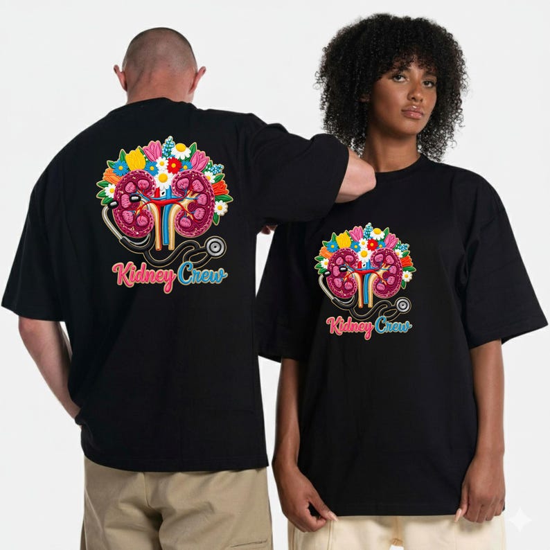 Kidney Crew Floral Medical Nurse PNG SVG PDF Design - Etsy Canada