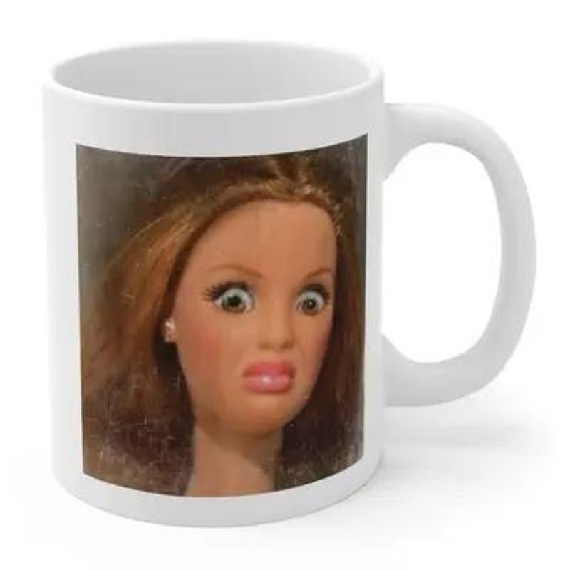 Ceramic Mug Ugly Face - Etsy