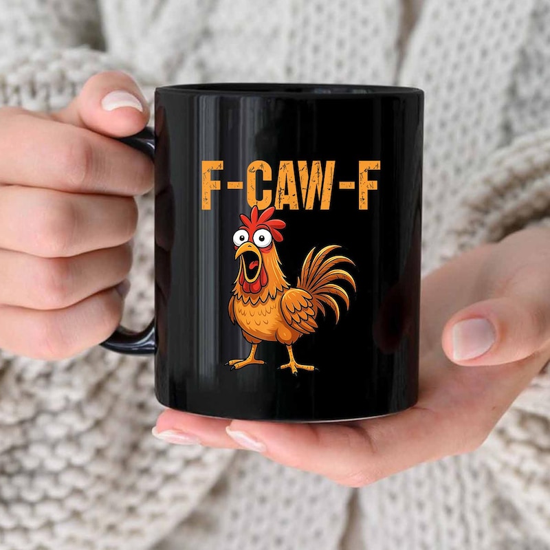F Caw F Coffee Mug - Etsy UK
