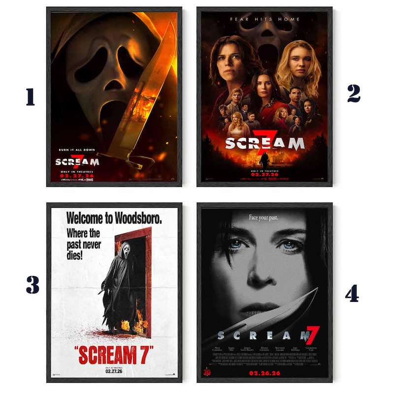 Scream 7 Movie Poster - Etsy