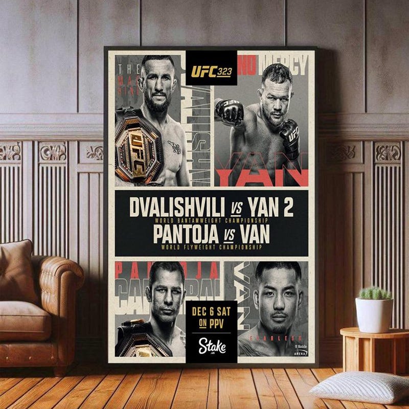 Ufc 2025 Posters - Etsy
