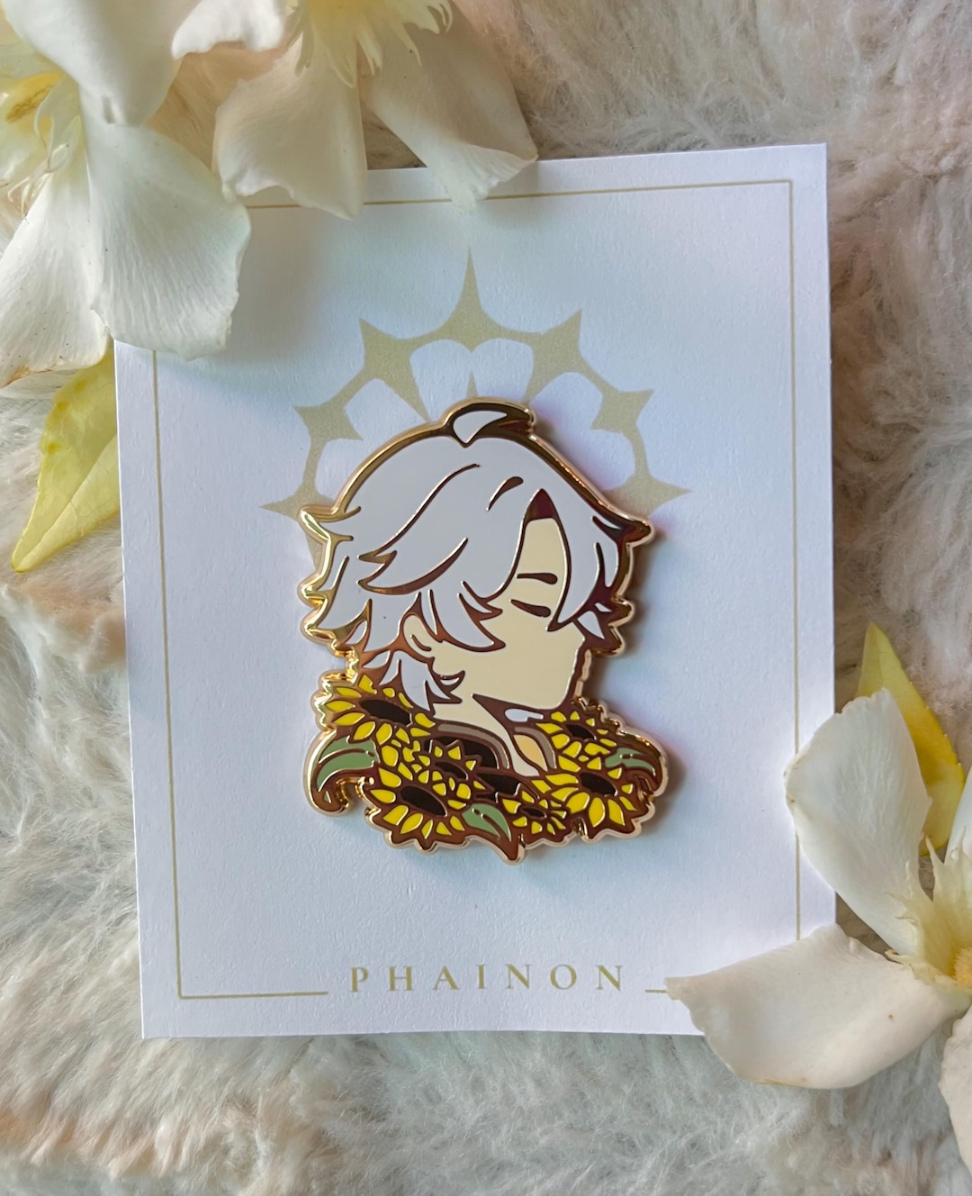 Phainon Honkai Star Rail HSR Sunflower Enamel Pin - Etsy