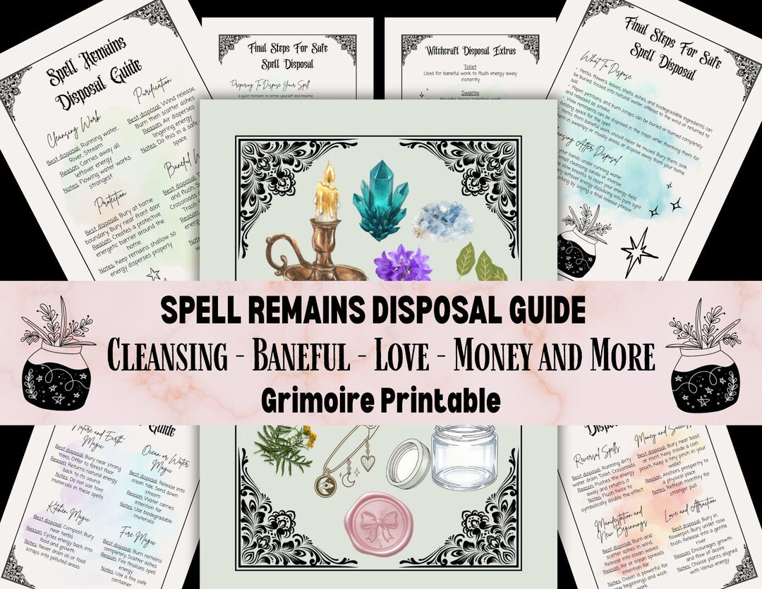 Ultimate Spell Remains Disposal Guide Printable Spell Remnants Chart ...