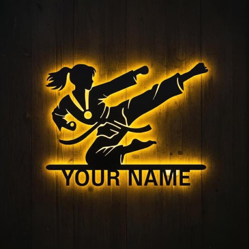 Taekwondo Sign Girl - Etsy