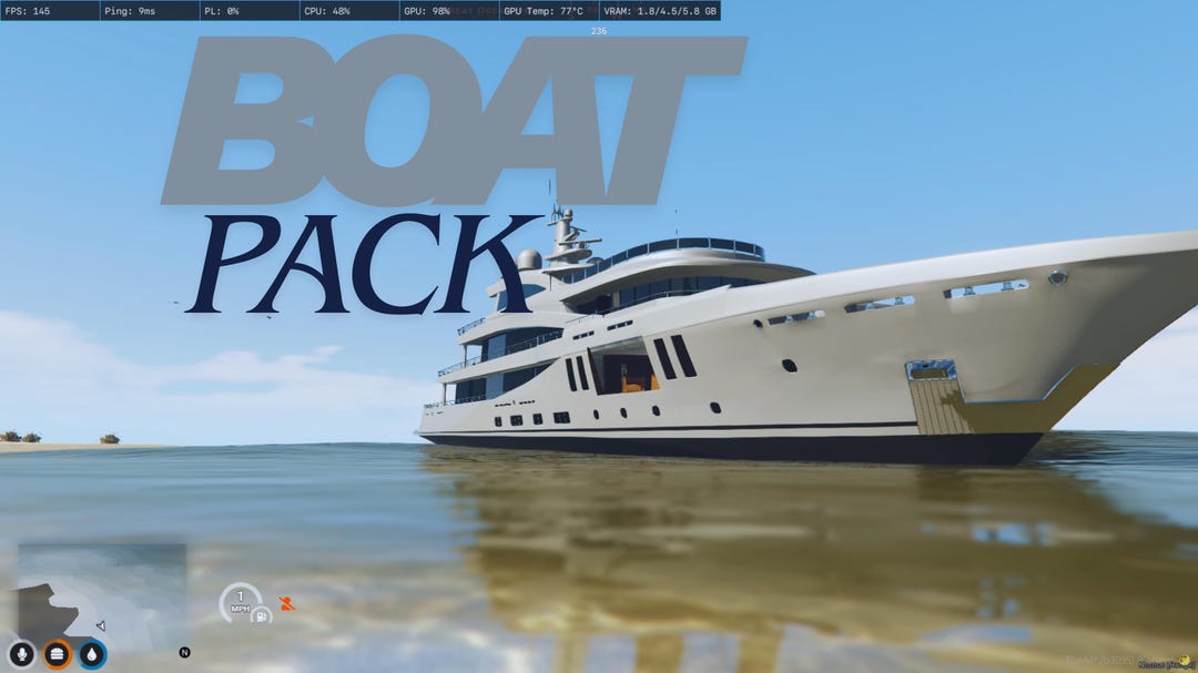 Fivem BOATS |LUXURY BOAT Pack | Fully Optimized | High Quality - Etsy