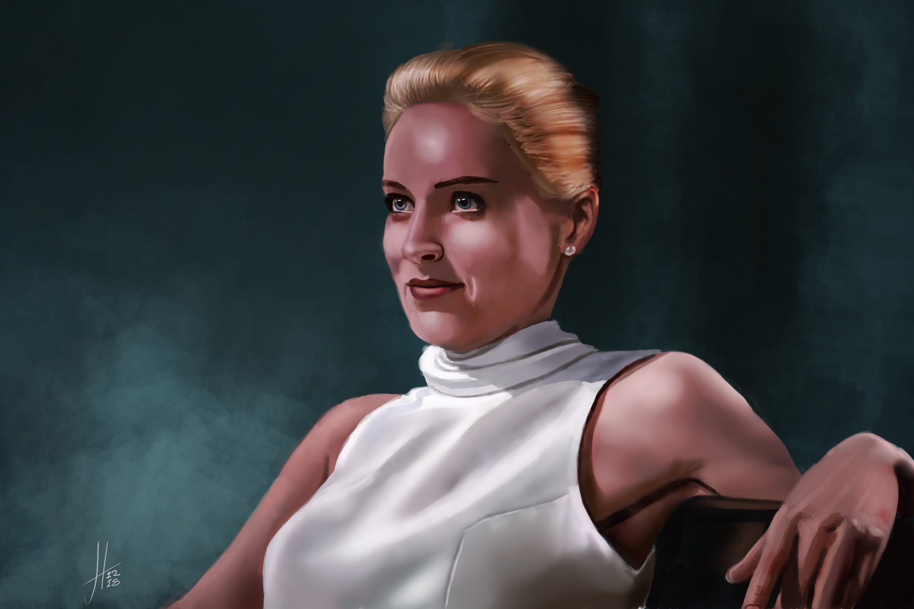 Basic Instinct Sharon Stone Art Print - Etsy Hong Kong