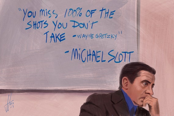Michael Scott prison Mike Art Print the Office - Etsy