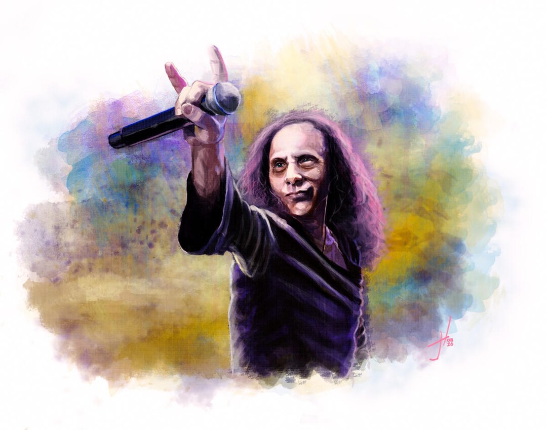 Ronnie James Dio Print - Etsy