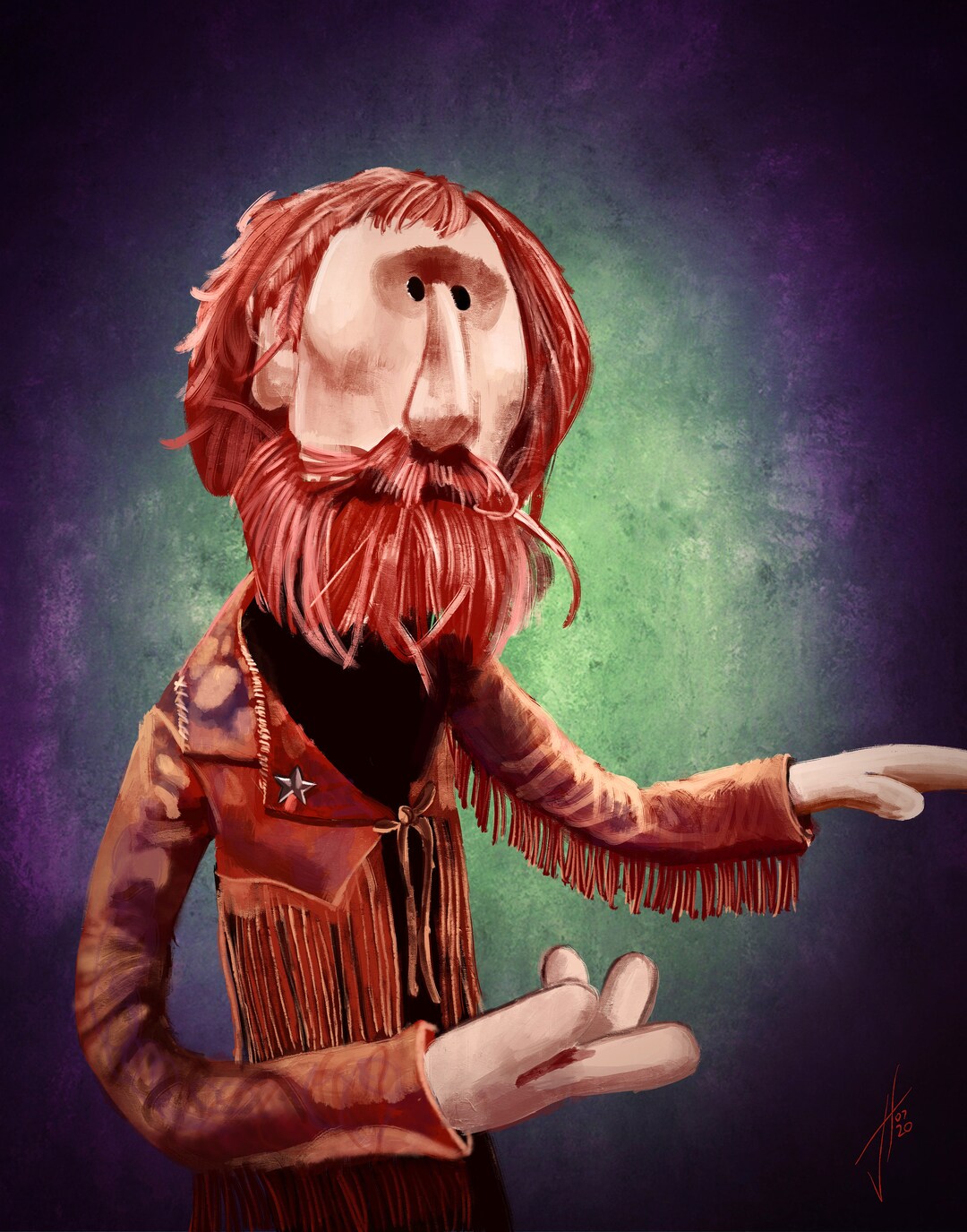 Jim Henson Portrait Print the Muppets - Etsy