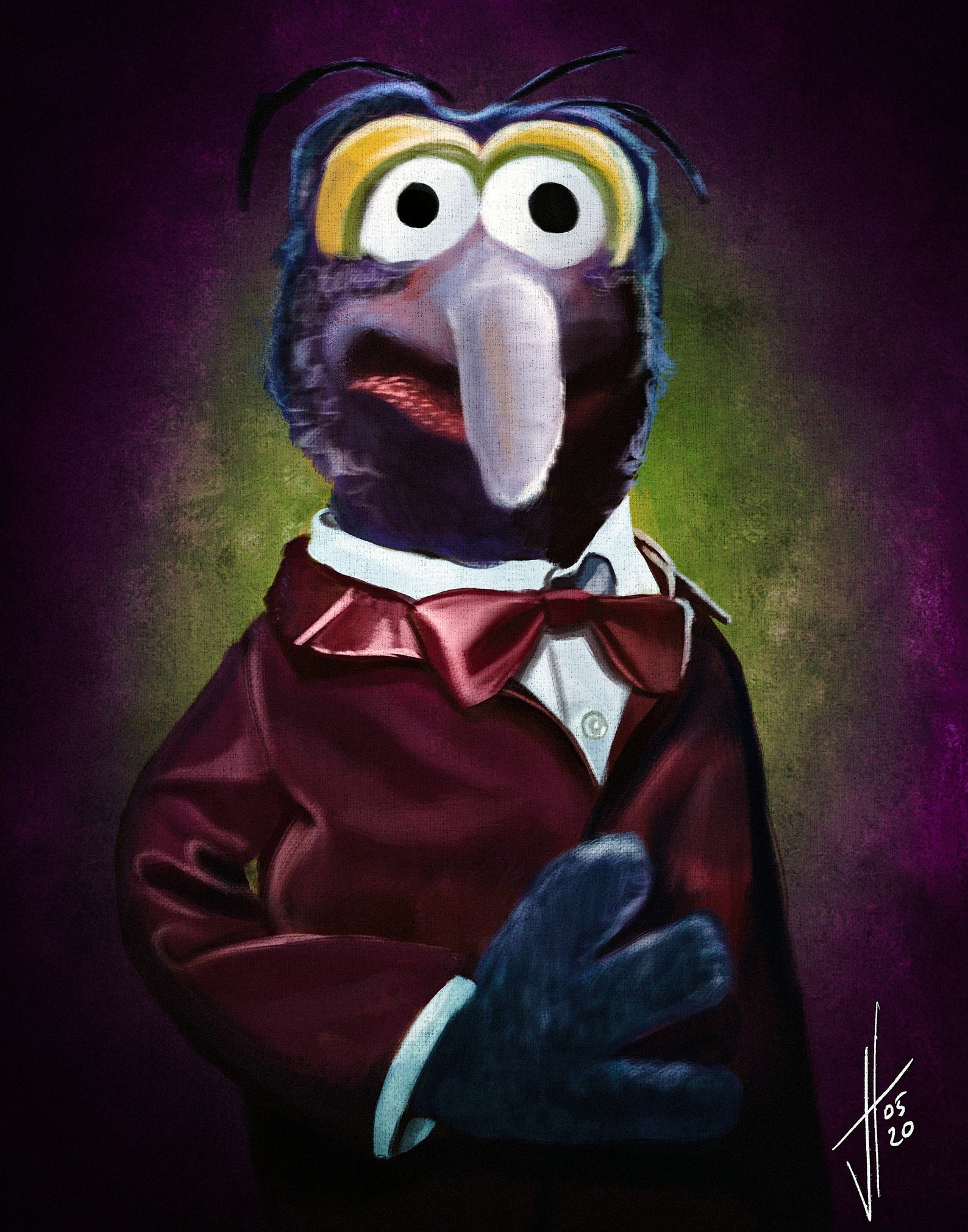 Gonzo the Great Portrait Print the Muppets | Etsy Canada