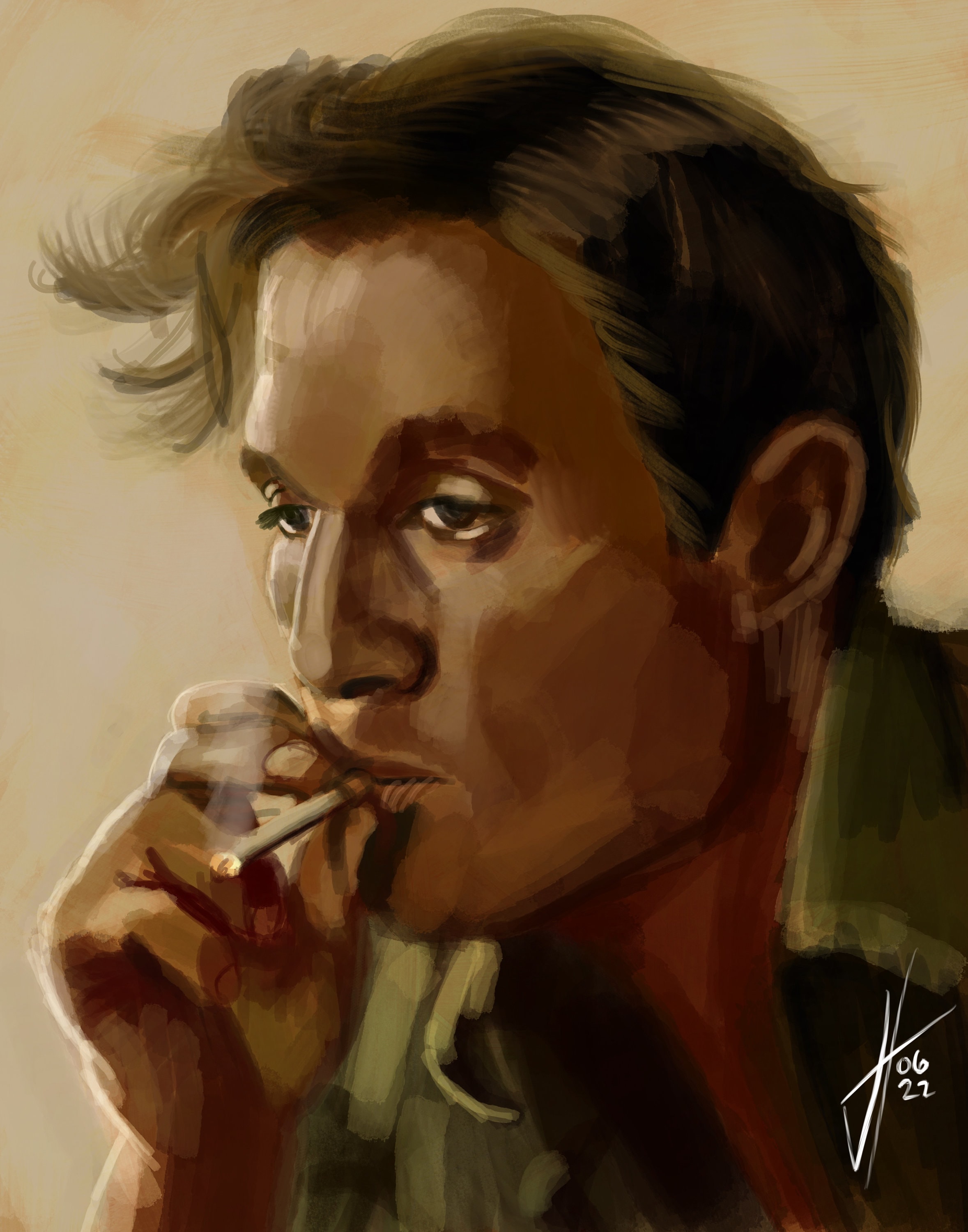 Matthew Mcconaughey True Detective Smoking