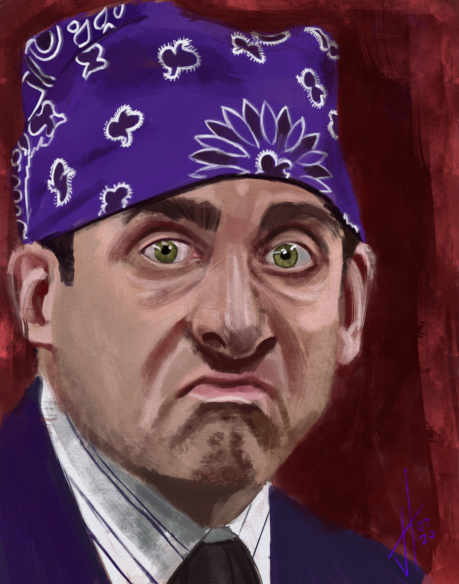 Michael Scott prison Mike Art Print the Office - Etsy