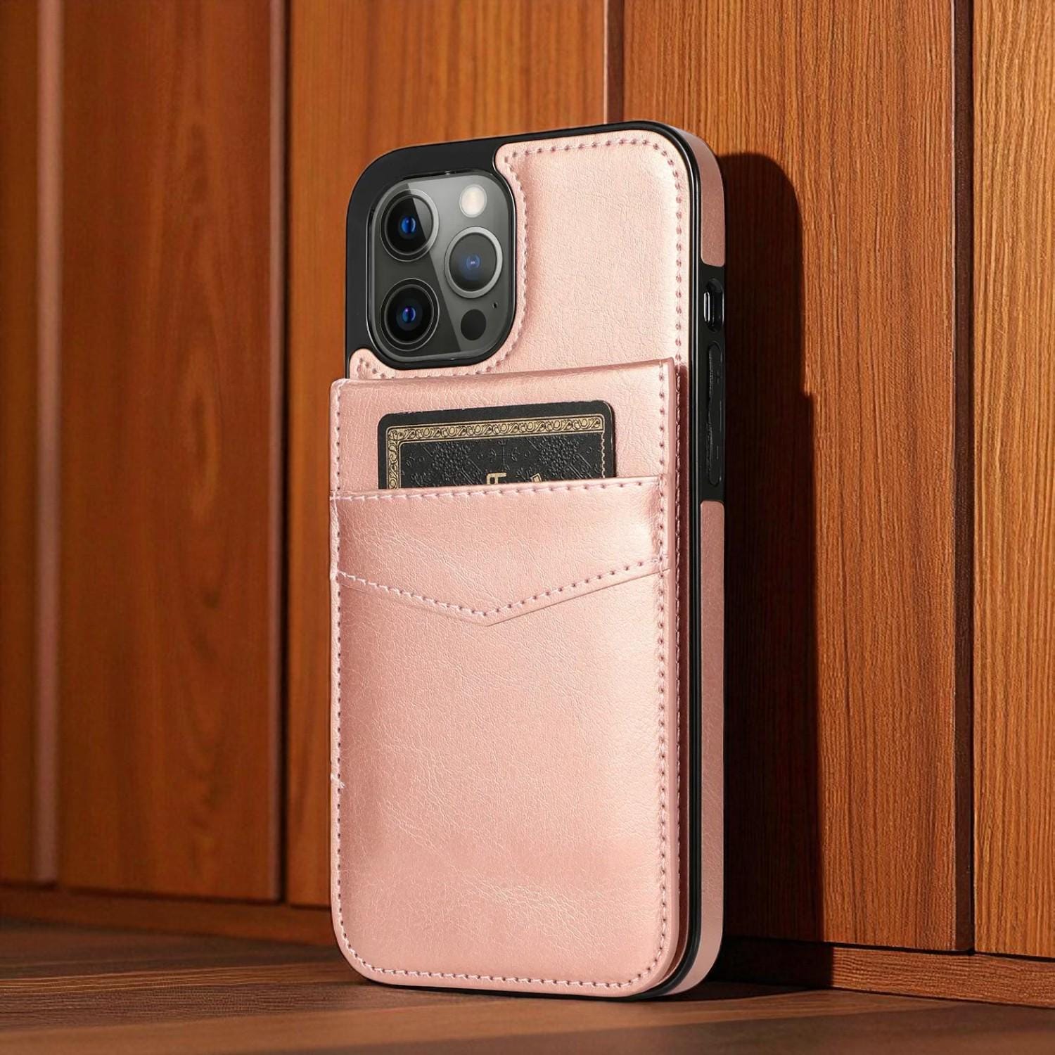 Leather Wallet iPhone Case: Multiple Card Slots, Flip Stand, Folio ...