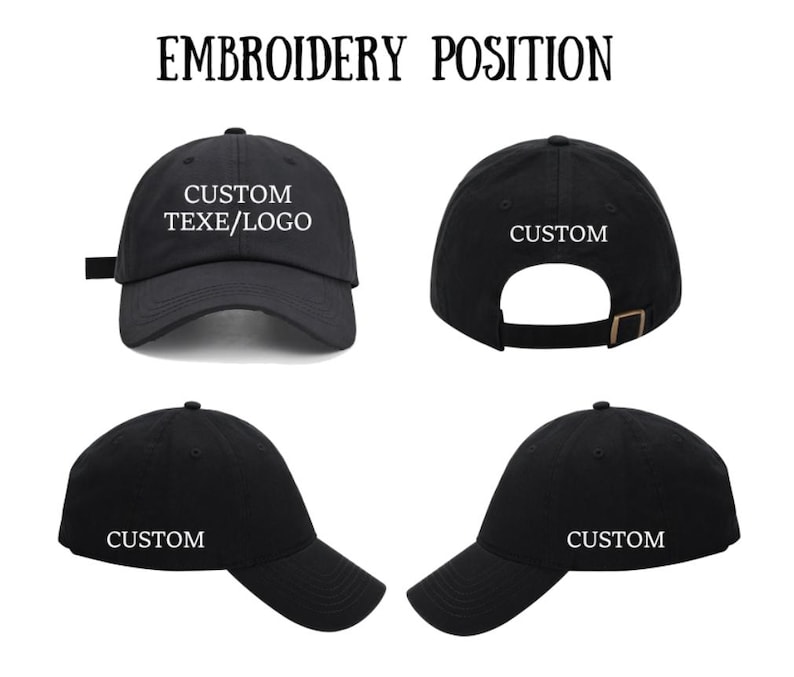 Personalized Kid Hat, Custom Text/logo Embroidered Hat, Christmas Gift ...
