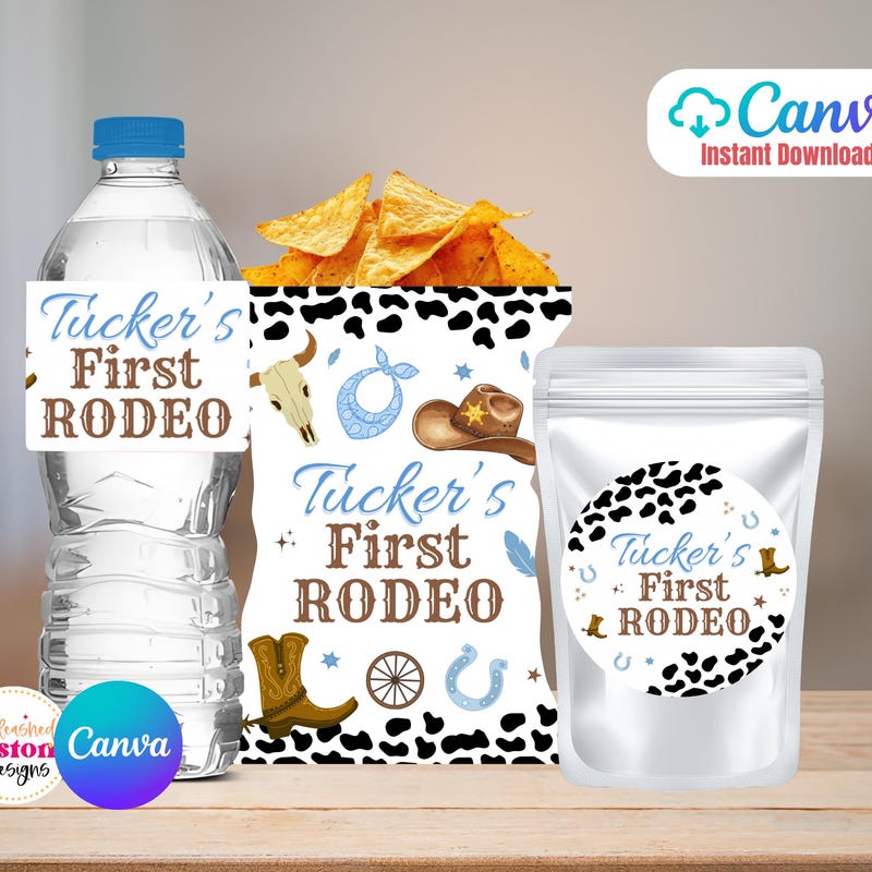 Custom First Rodeo Labels - Etsy