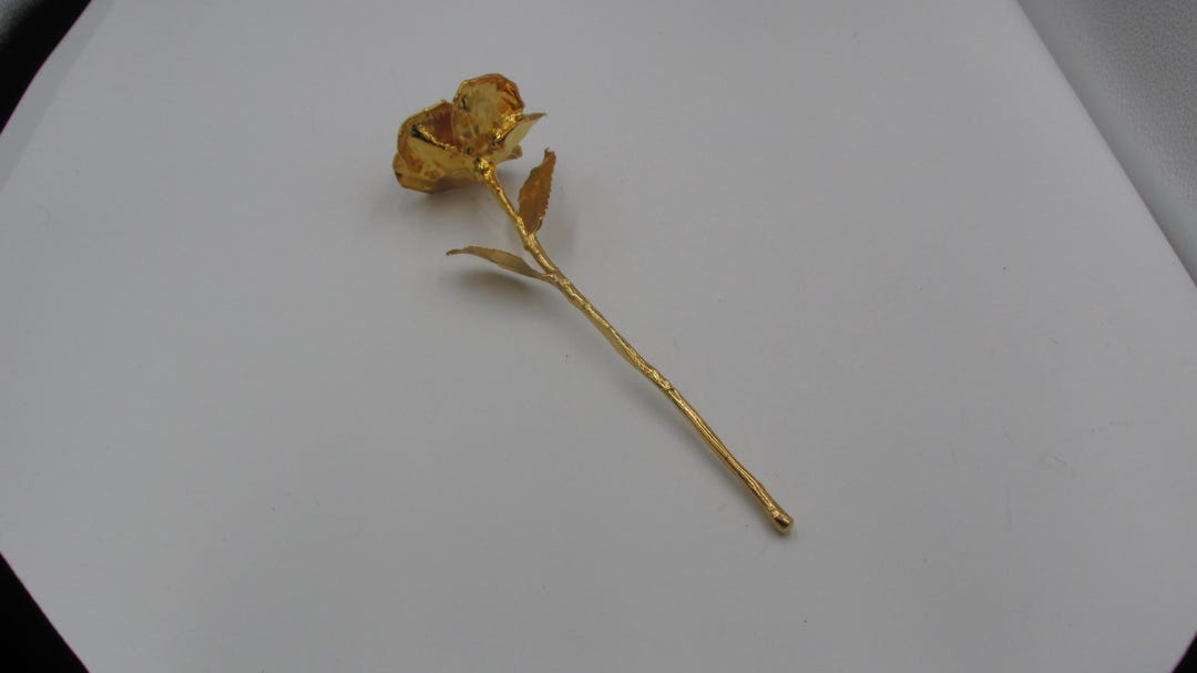 Gold Dipped 24k Plated Rose - Etsy