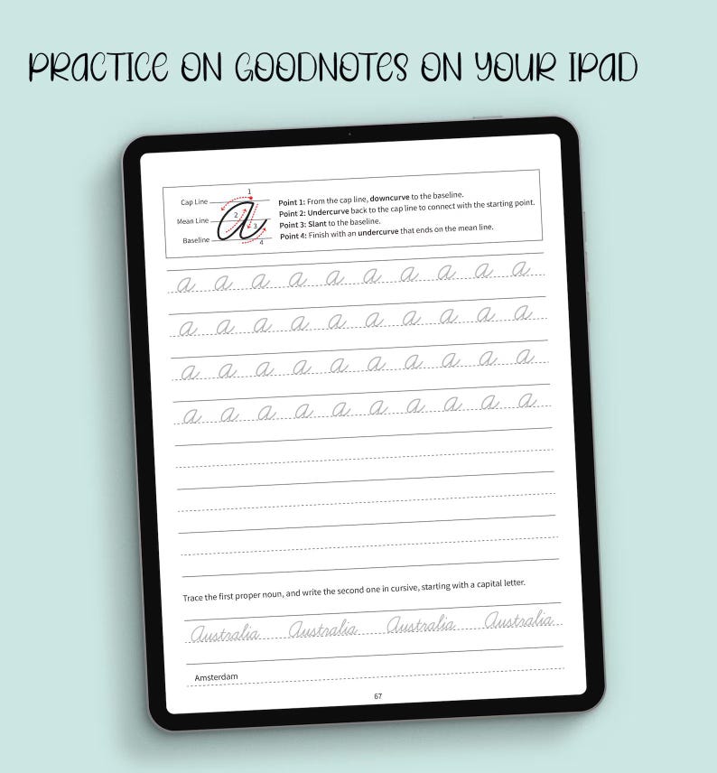 Complete Cursive Handwriting Workbook PDF | 112 Pages Printable Cursive ...