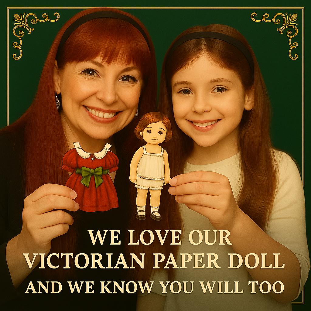Victorian Paper Doll Collection | Arabella Rose | Printable Vintage ...