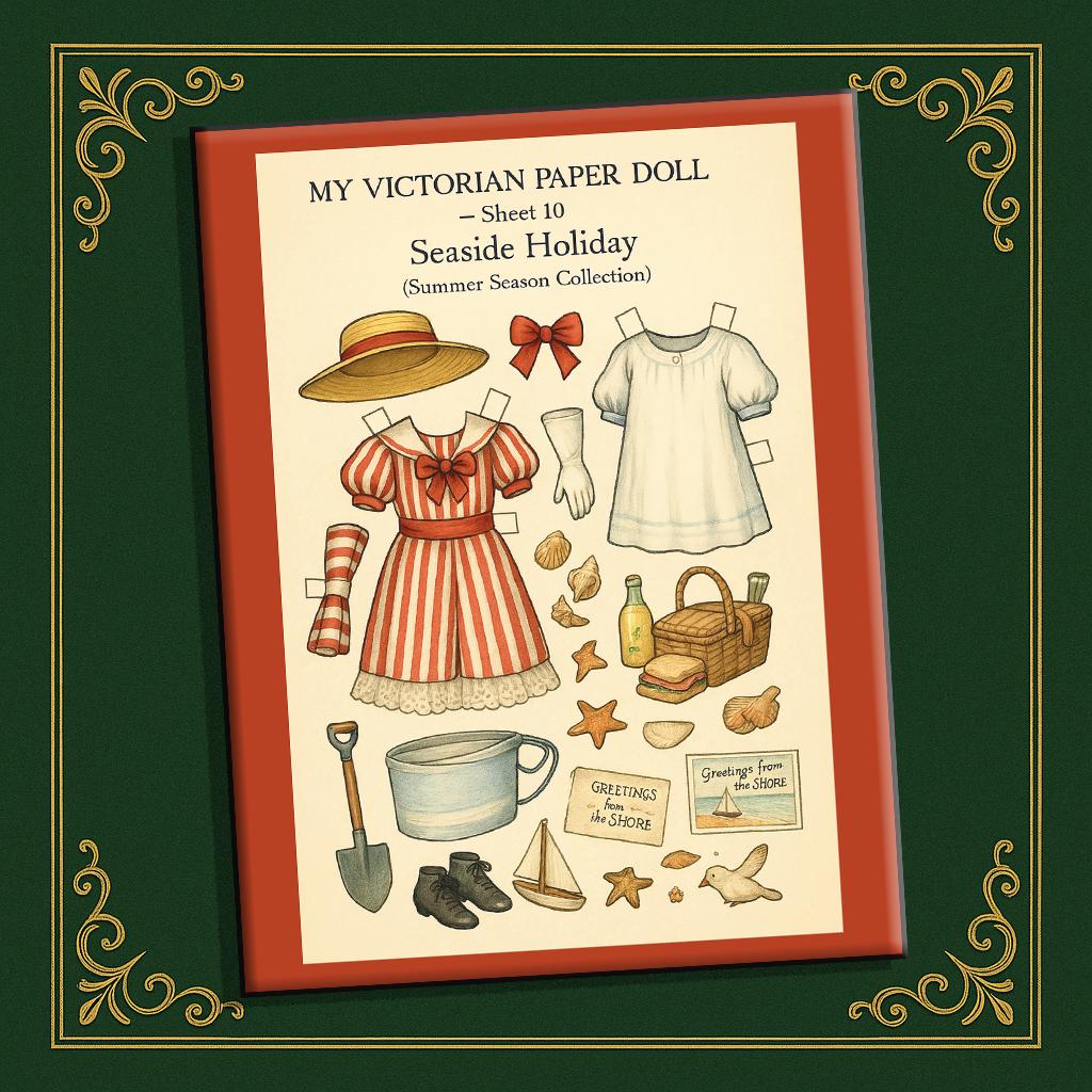 Victorian Paper Doll Collection | Arabella Rose | Printable Vintage ...