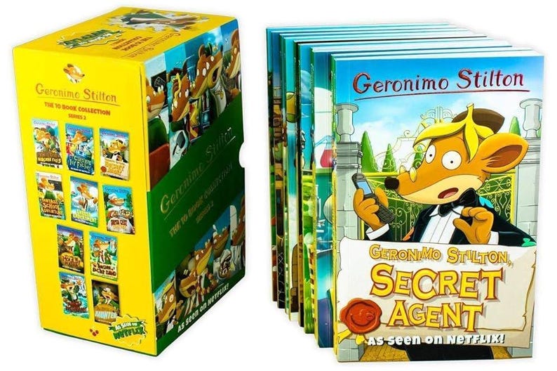 Geronimo Stilton (set of 20 Books) Box Set by Elisabetta Dami (english ...