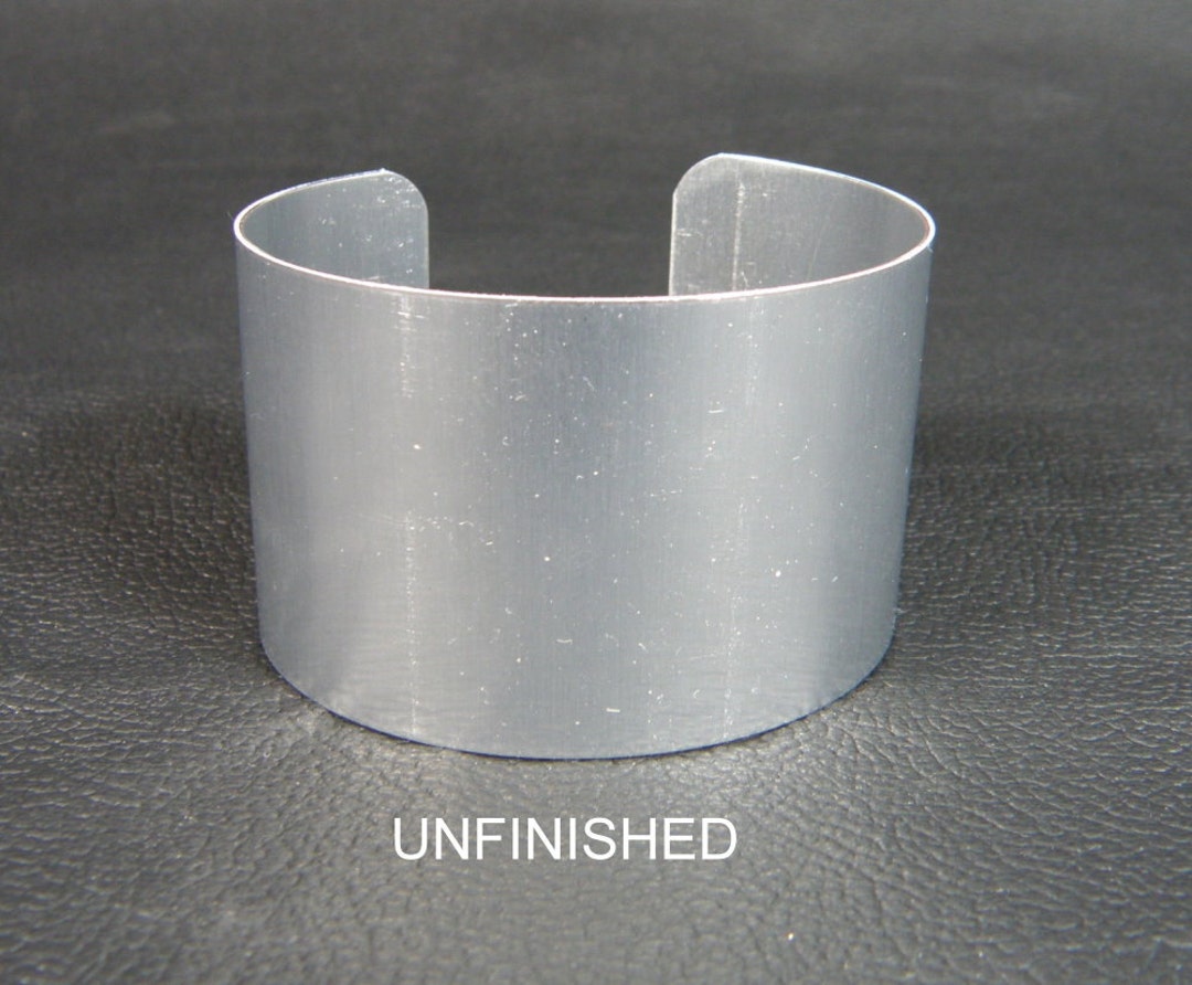 Aluminum Cuff Bracelet Blanks 1 1/2 Inch X 6 Inch, DOZ, Unfinished for ...